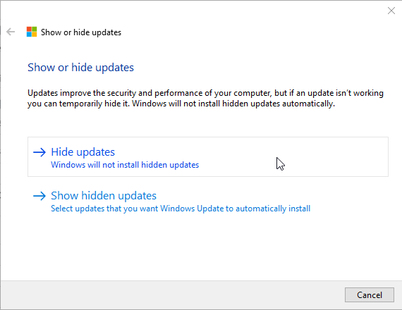 How to hide updates for Windows 10 or Server 2016 - Pat Handy Dot COM