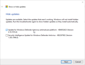 How to hide updates for Windows 10 or Server 2016 - Pat Handy Dot COM